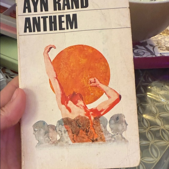 Other | Ayn Rand Anthem Book With Orange Cover Art | Poshmark